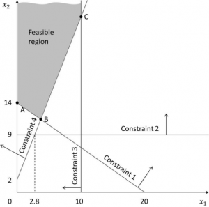 BUS107: Represents a set of Constraints and the Feasible Solution Space ...